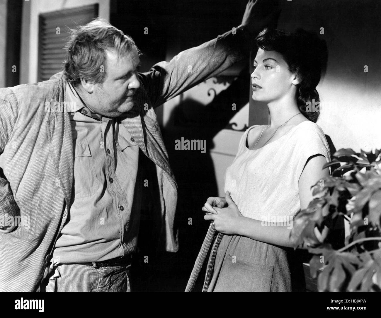THE BRIBE, Charles Laughton, Ava Gardner, 1949 Stock Photo - Alamy