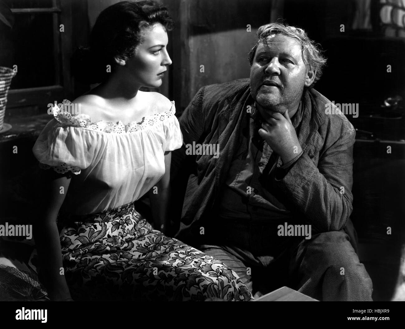 THE BRIBE, Ava Gardner, Charles Laughton, 1949 Stock Photo - Alamy