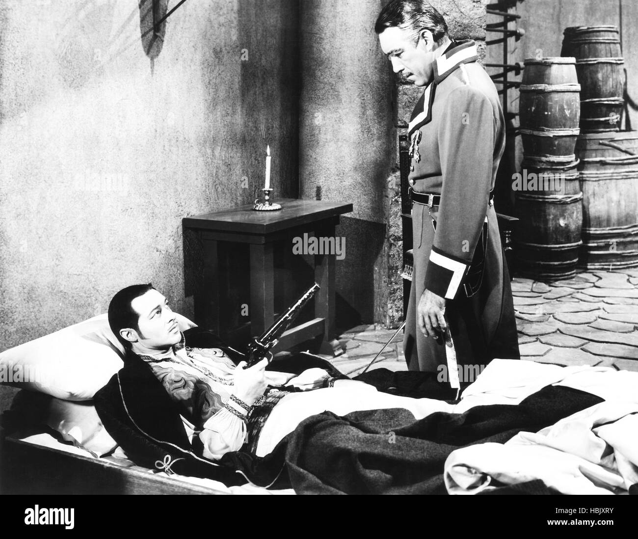 THE BRIGAND, from left: Anthony Dexter, Anthony Quinn, 1952 Stock Photo ...