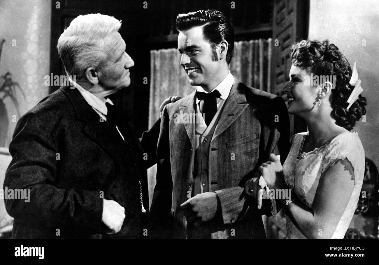 BROKEN LANCE, Spencer Tracy, Robert Wagner, Jean Peters, 1954 TM and ...