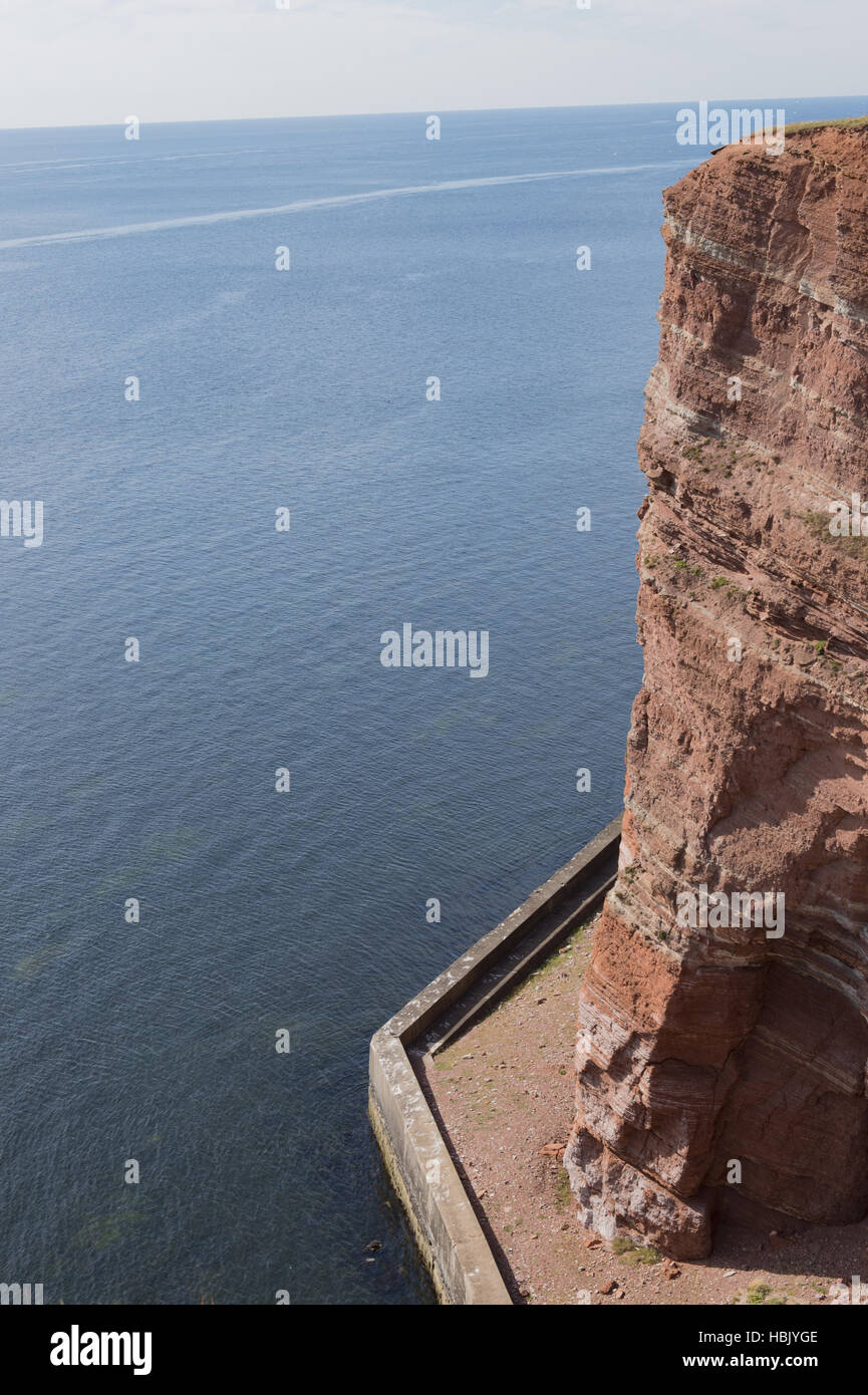 red cliffs on island Helgoland Germany Stock Photo - Alamy