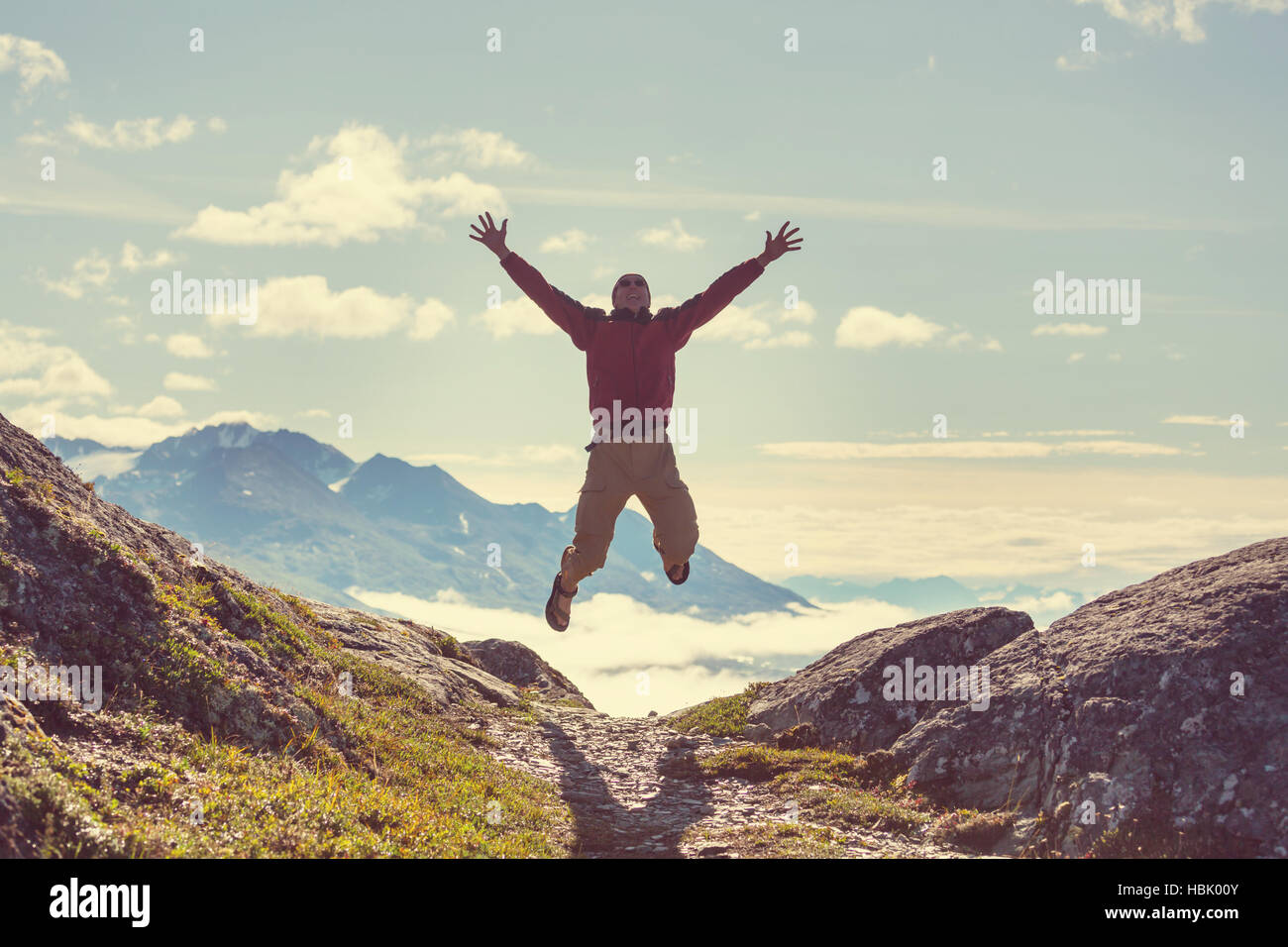 Happy wanderer hi-res stock photography and images - Alamy