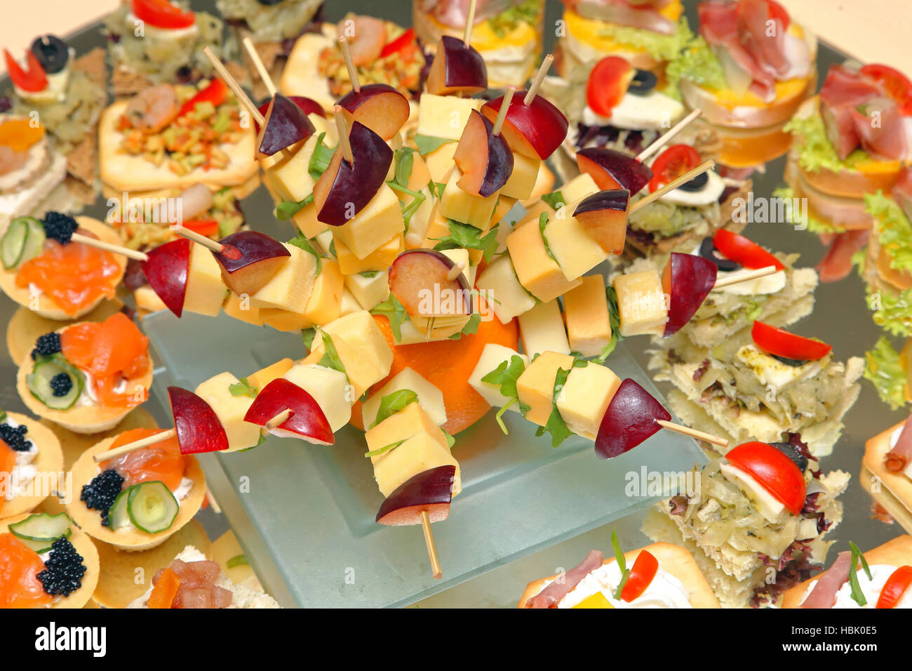 Canapes tray hi-res stock photography and images - Alamy