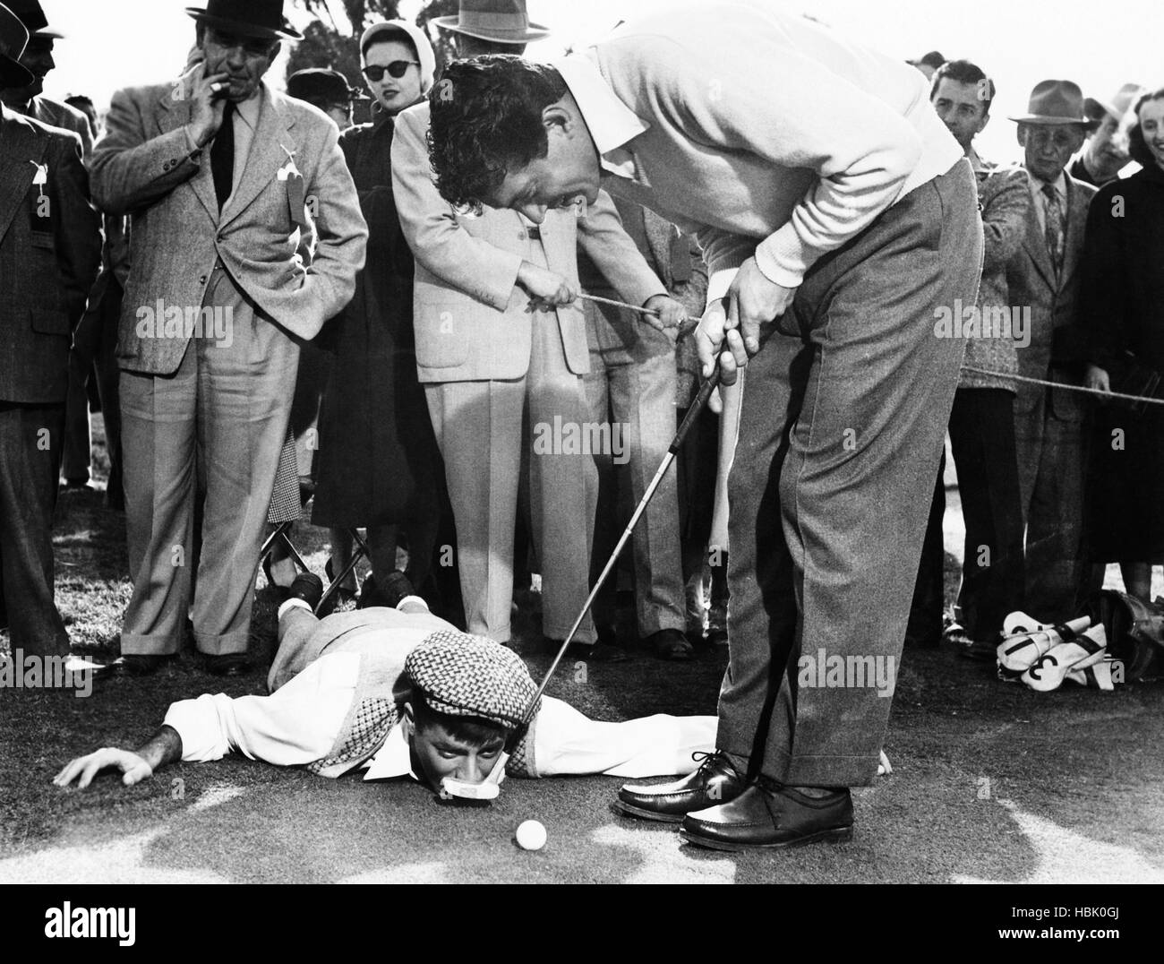 THE CADDY, Jerry Lewis (on ground), Dean Martin, 1953 Stock Photo - Alamy