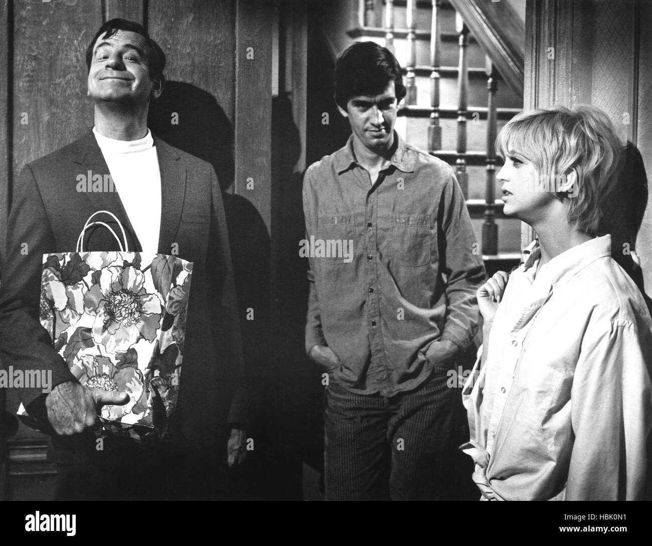 CACTUS FLOWER, from left: Walter Matthau, Rick Lenz, Goldie Hawn, 1969 ...