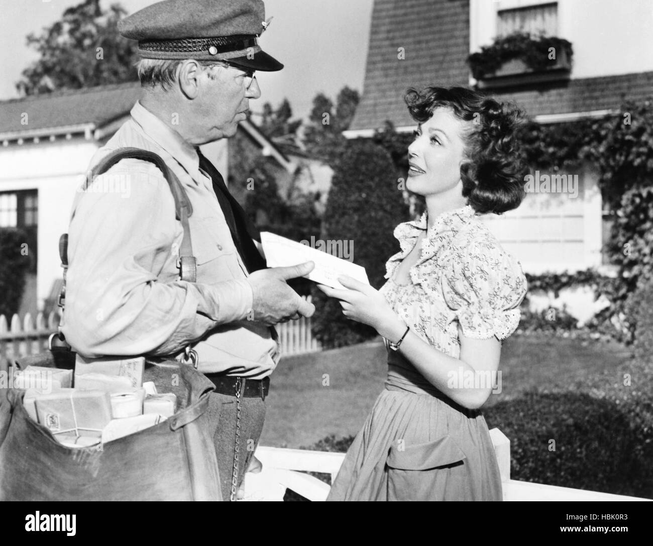 CAUSE FOR ALARM!, from left: Irving Bacon, Loretta Young, 1951 Stock ...