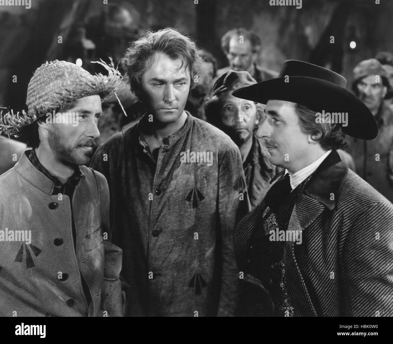 CAPTAIN FURY, from left: John Carradine, Brian Aherne, Douglass Dumbrille, 1939 Stock Photo - Alamy