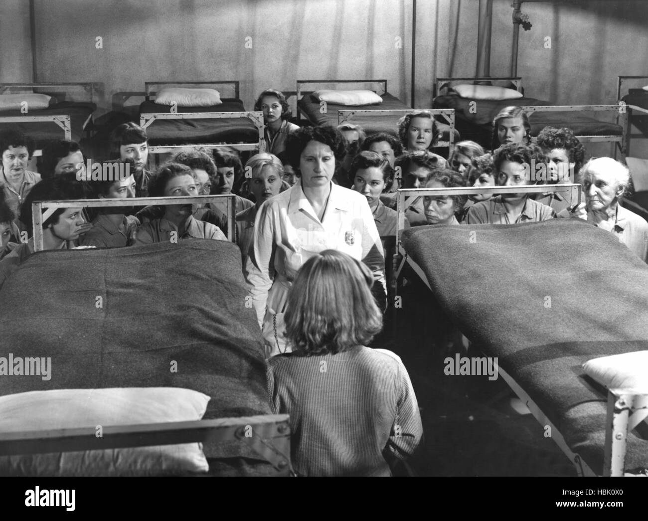 CAGED, Jan Sterling, Hope Emerson, Eleanor Parker, 1950 Stock Photo - Alamy