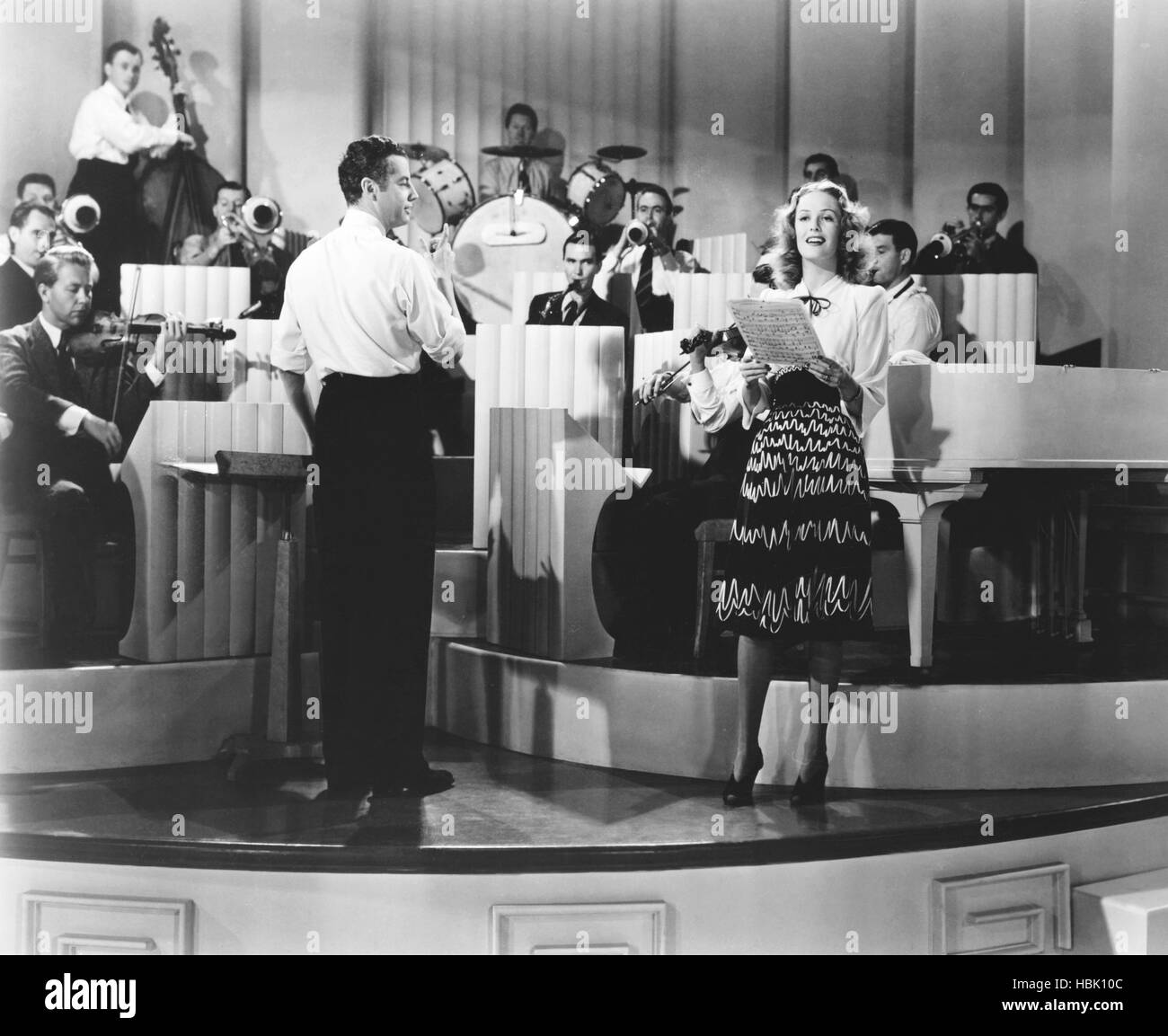 CADET GIRL, from left: Shepperd Strudwick (back to camera), Janis ...