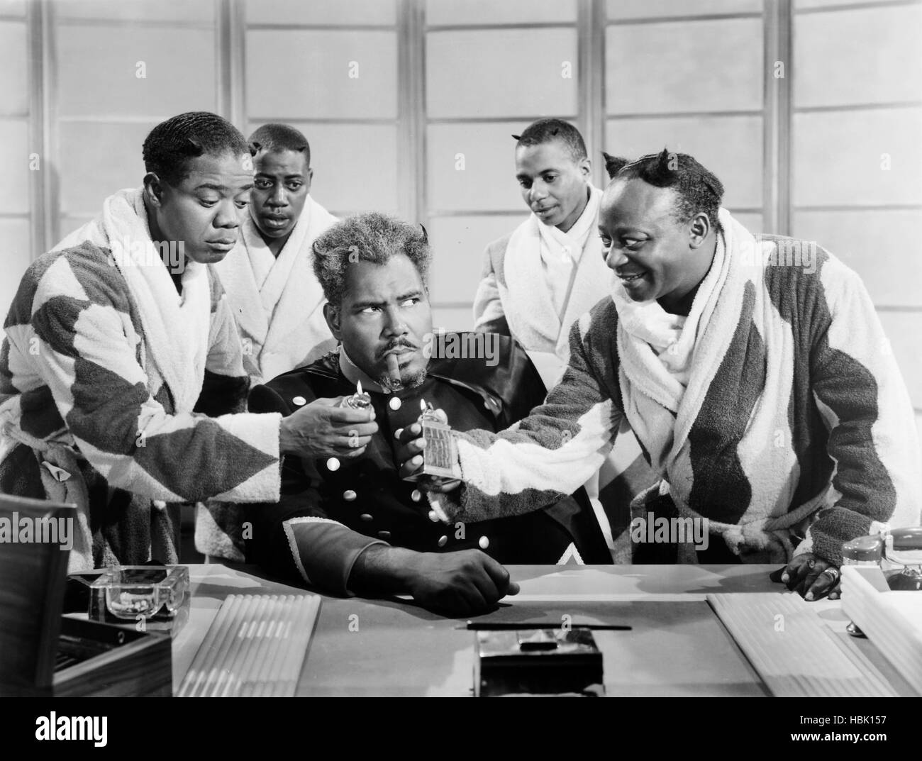 CABIN IN THE SKY, from left, Louis Armstrong, Fletcher Rivers, Rex ...