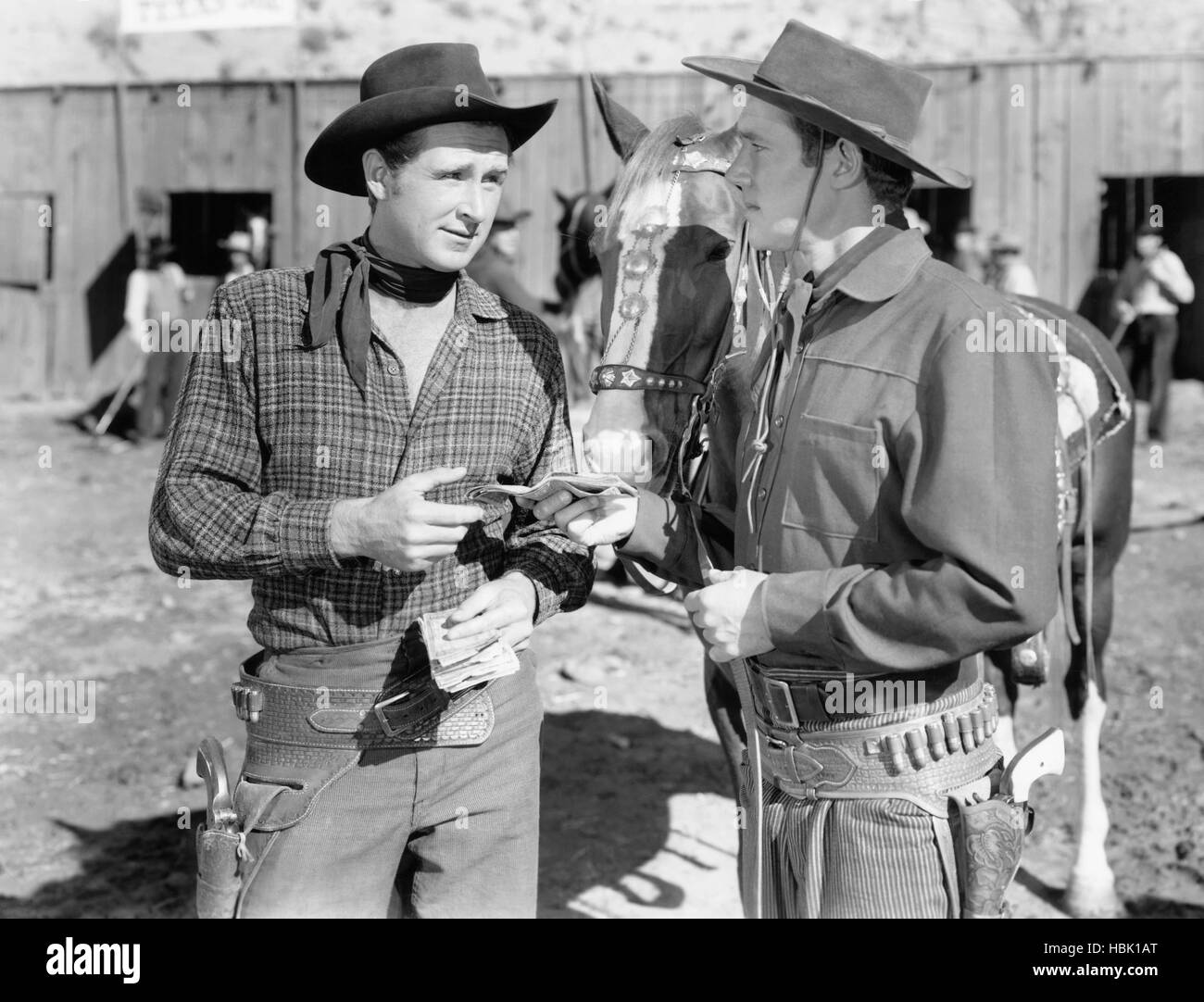 CALAMITY JANE AND SAM BASS, from left: Lloyd Bridges, Howard Duff, 1949 ...