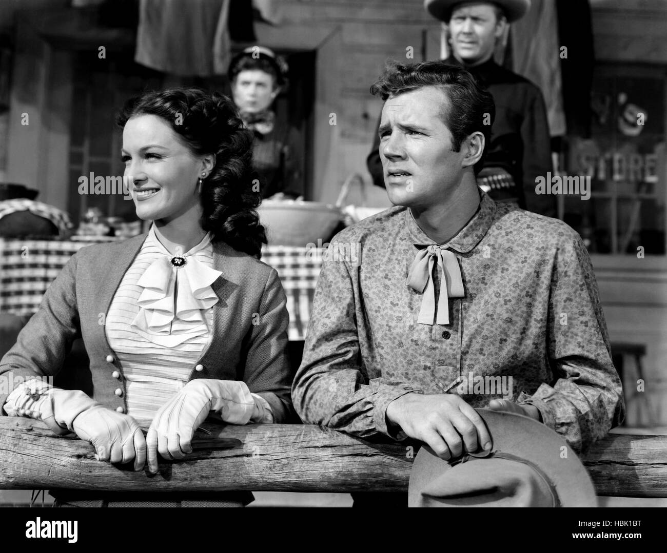 CALAMITY JANE AND SAM BASS, from left, Dorothy Hart, Howard Duff, 1949 ...