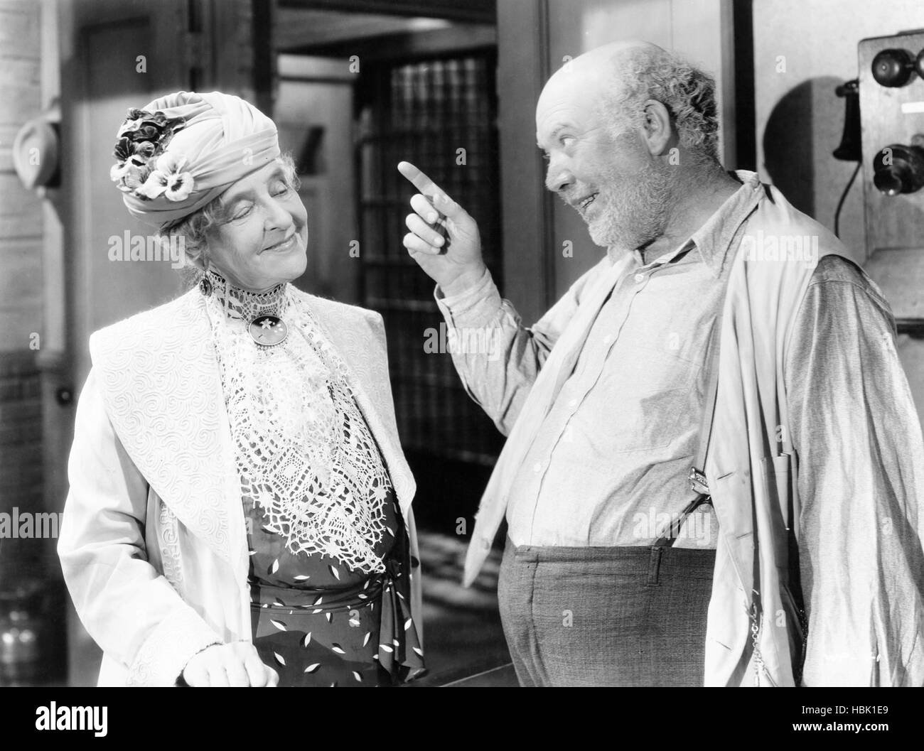 THE CAPTAIN'S KID, from left: May Robson, Guy Kibbee, 1936 Stock Photo ...