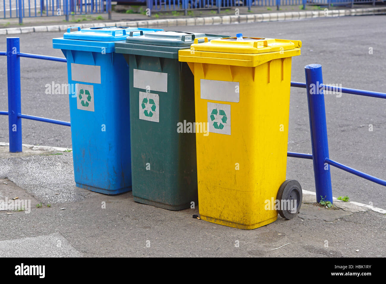 Recycling waste bin Stock Photo - Alamy