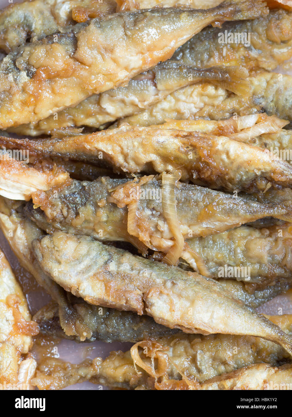 Japanese cuisine, fried fish marinade called Aji No Namban Stock Photo ...