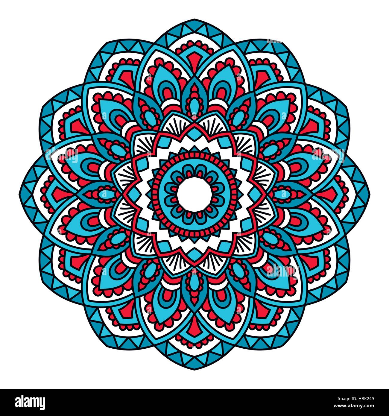 Mandala. Ornamental round pattern Stock Vector Image & Art - Alamy