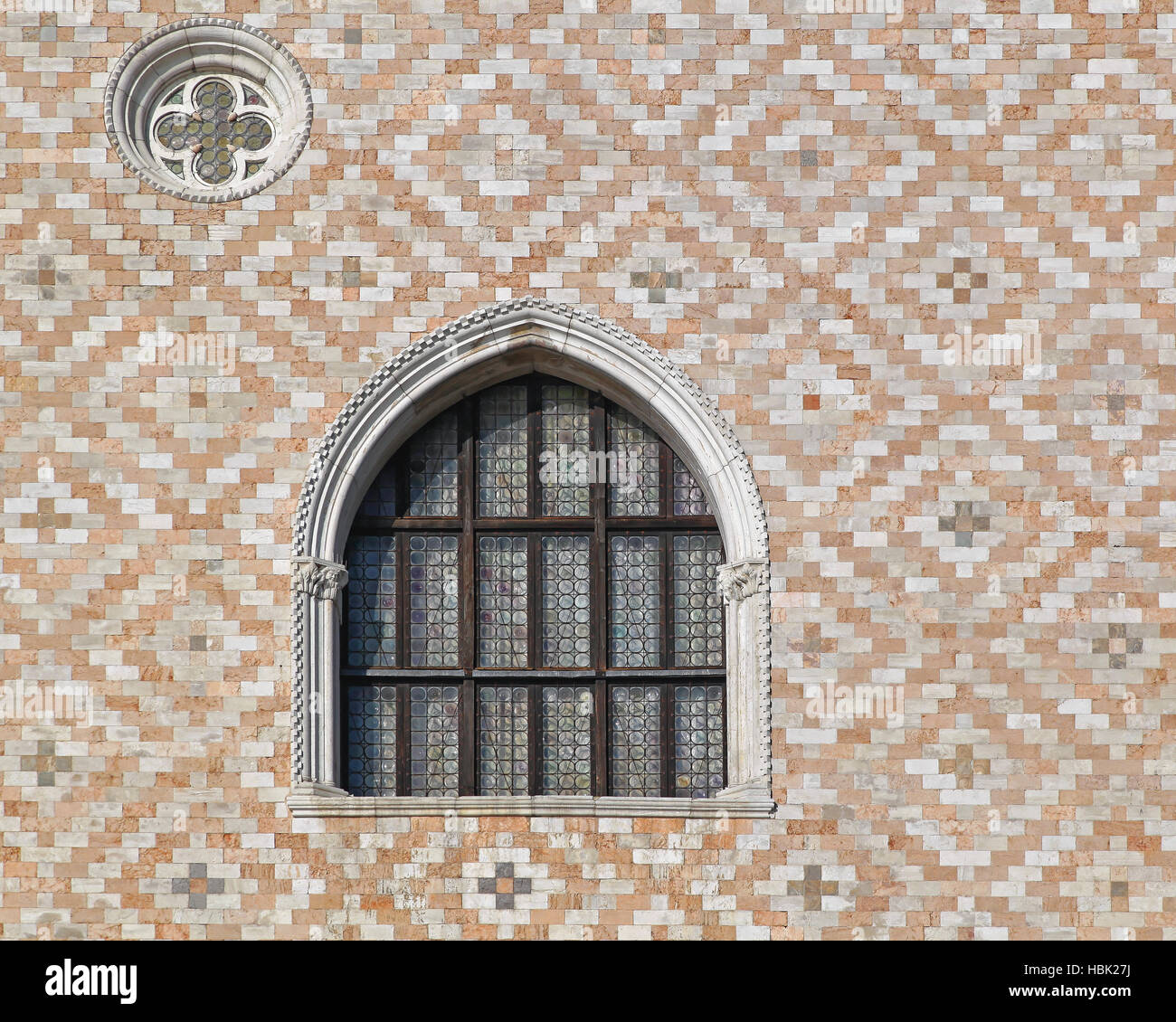 Doge Palace Window Stock Photo - Alamy