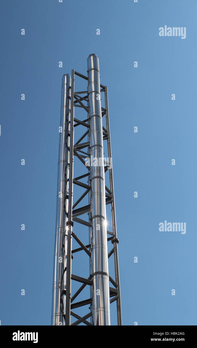 Tall steel chimney hi-res stock photography and images - Alamy