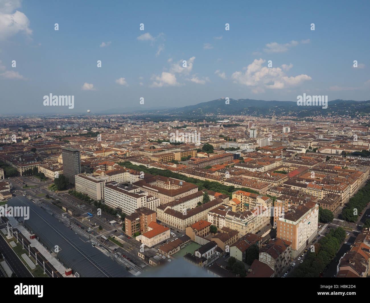 Aerial view of Turin Stock Photo - Alamy