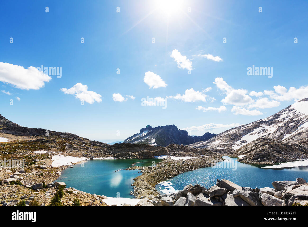 Washington state enchantment lakes hi-res stock photography and images ...