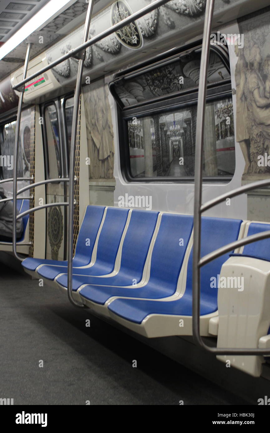 subway train in St. Petersburg Stock Photo - Alamy
