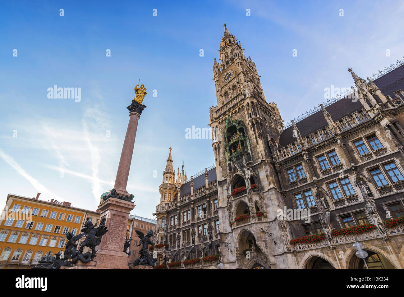 Marienplatz town hall, Munich, Germany Stock Photo - Alamy