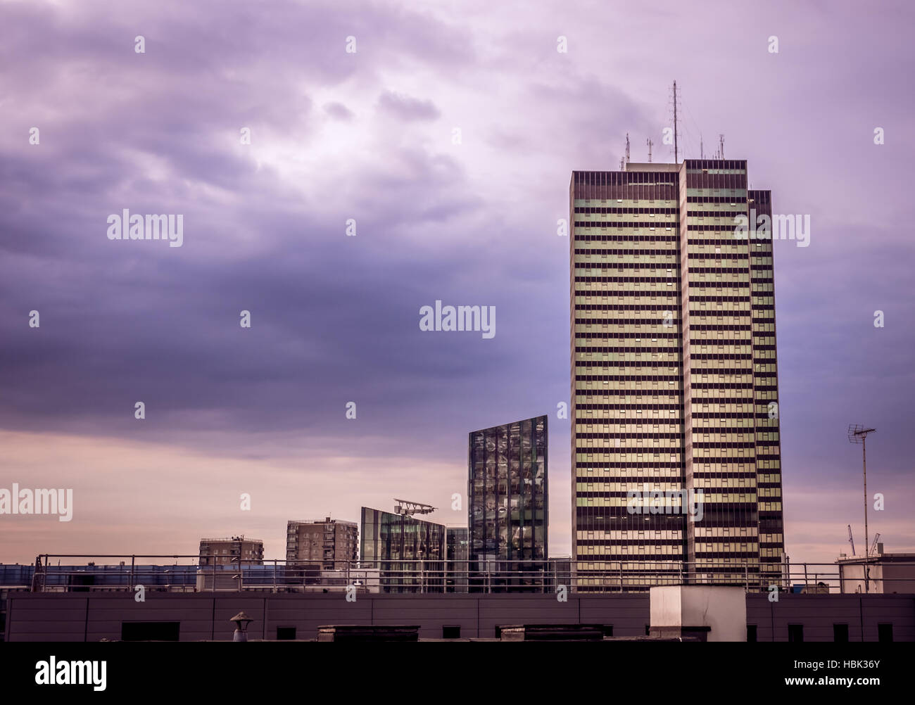 High rise buildings in London Stock Photo - Alamy