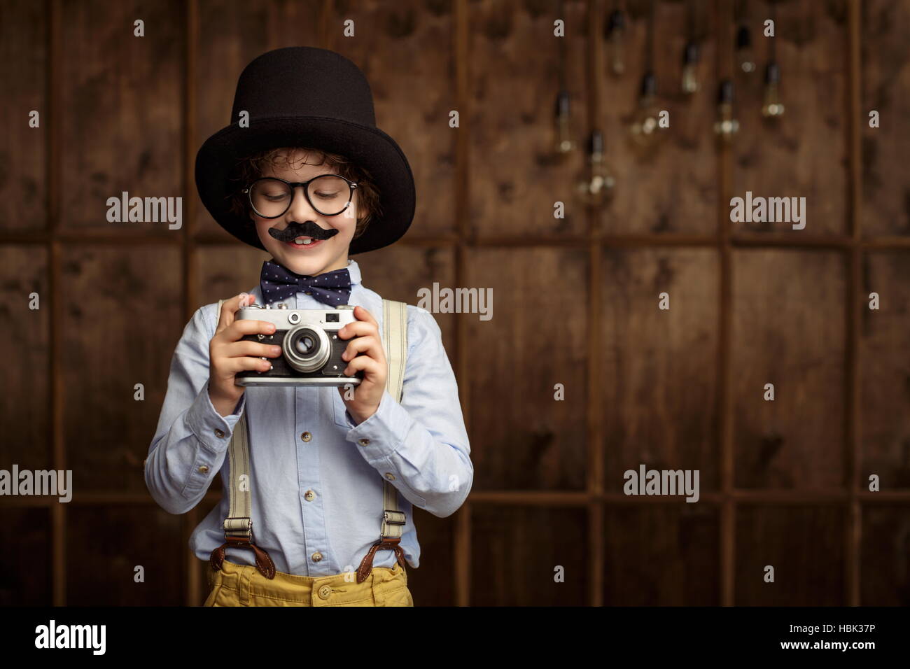 Boy in studio Stock Photo - Alamy