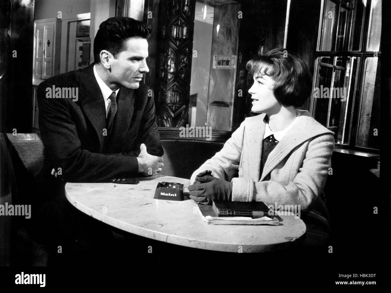 THE CARDINAL, from left, Tom Tryon, Romy Schneider, 1963 Stock Photo ...