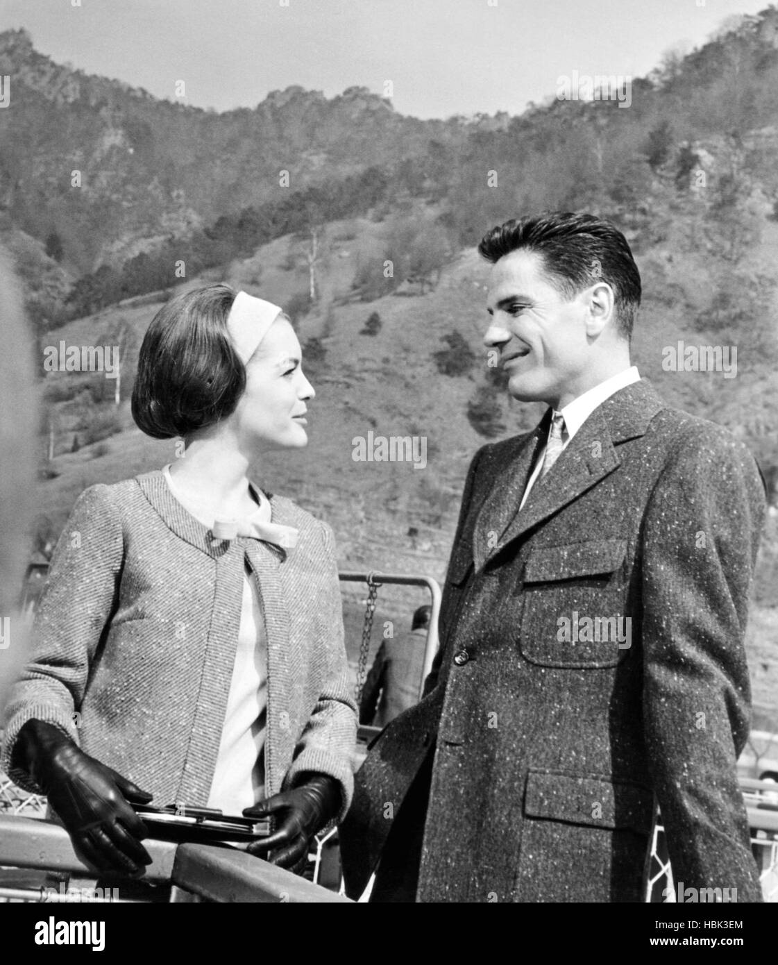 THE CARDINAL, from left: Romy Schneider, Tom Tryon, 1963 Stock Photo ...