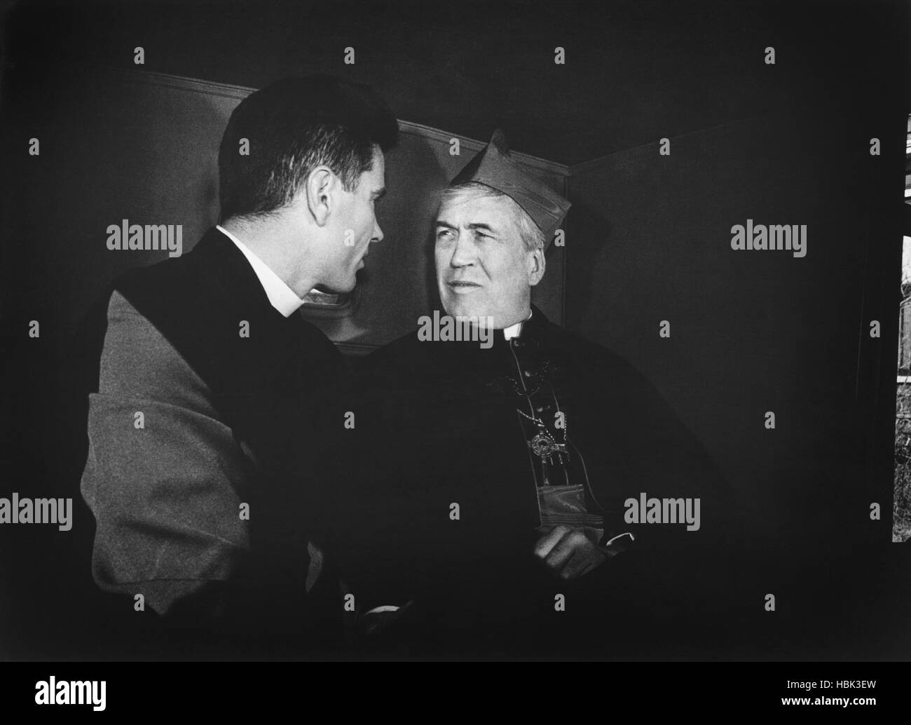 THE CARDINAL, from left, Tom Tryon, John Huston, 1963 Stock Photo - Alamy