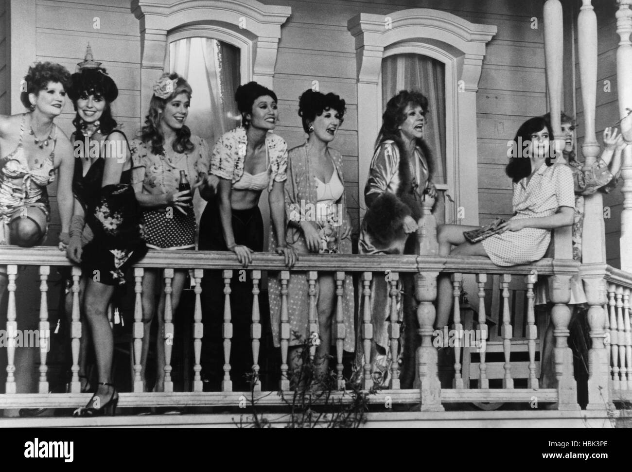 CANNERY ROW, Audra Lindley (3rd from right), Debra Winger (second from ...