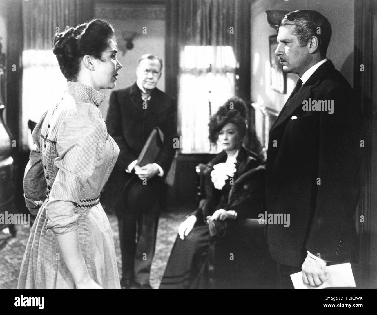 CARRIE, from left: Jennifer Jones, Harry Hayden, Miriam Hopkins ...