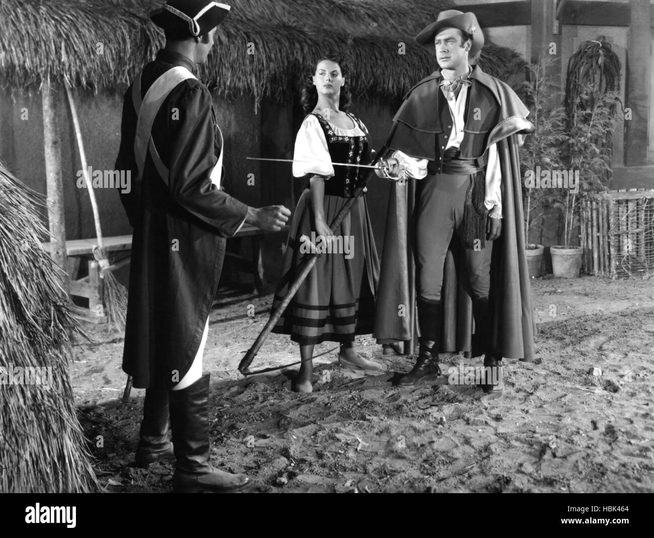 CAPTAIN SCARLETT, Leonora Amar, Richard Greene, 1953 Stock Photo - Alamy