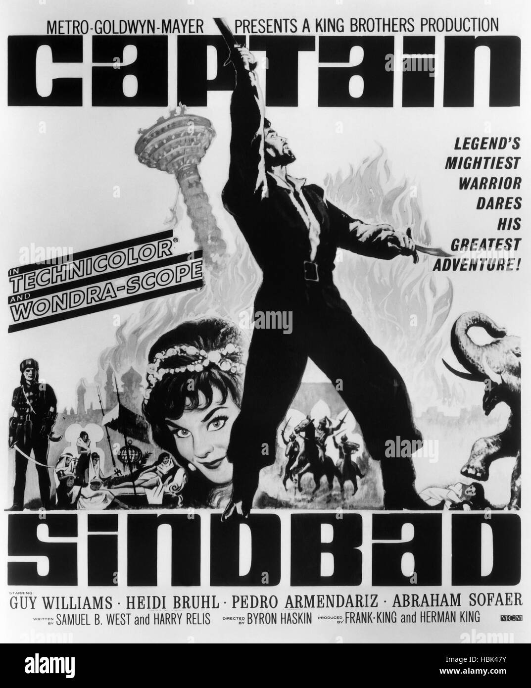 CAPTAIN SINDBAD, Guy Williams, 1963 Stock Photo - Alamy