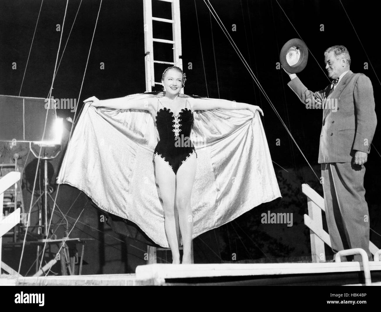 CARNIVAL STORY, from left, Anne Baxter, Jay C. Flippen, 1954 Stock ...