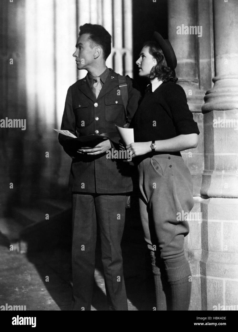 A CANTERBURY TALE, Sergeant John Sweet, Sheila Sim, 1944 Stock Photo ...