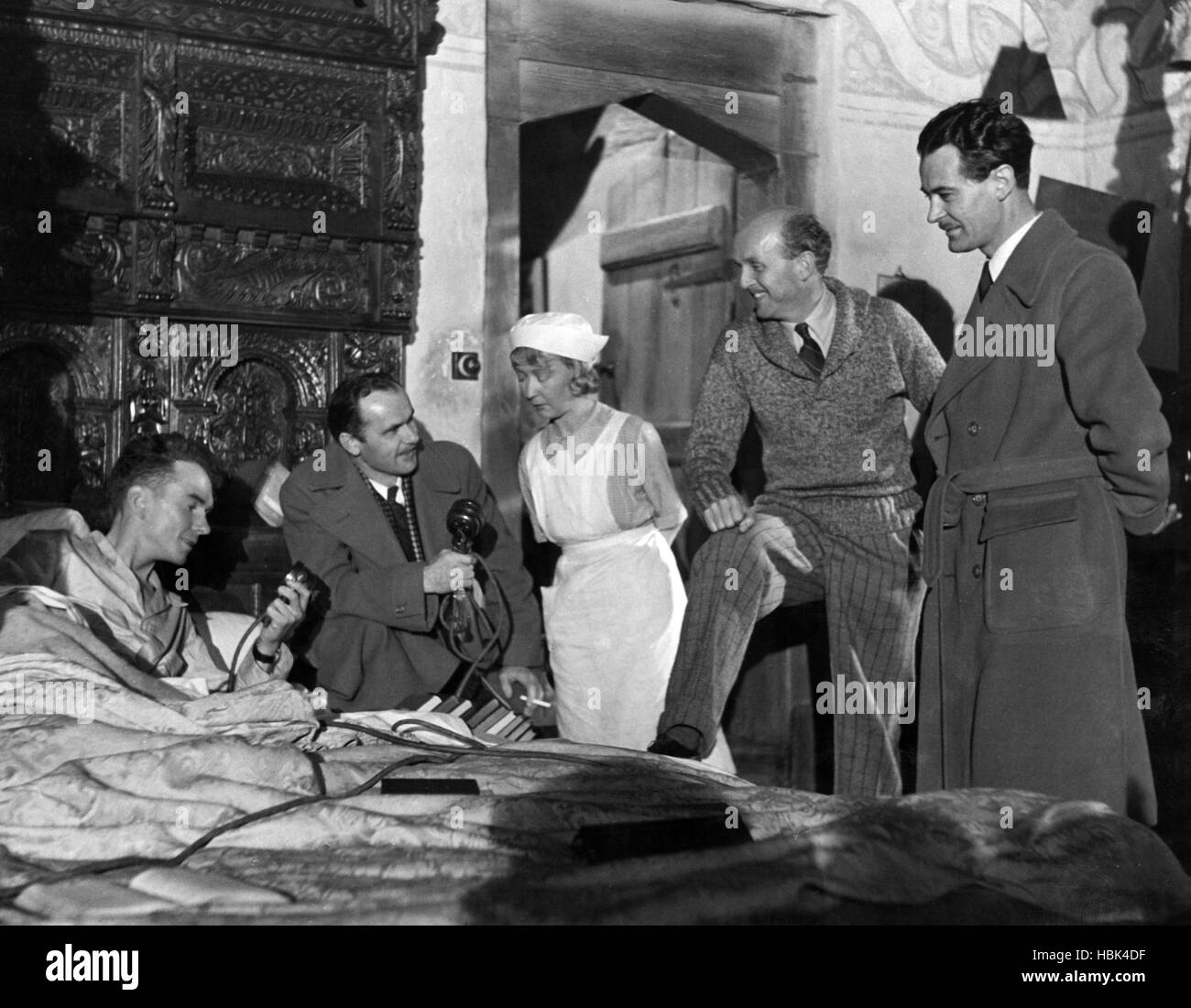 A CANTERBURY TALE, Sergeant John Sweet (left), director Michael Powell ...