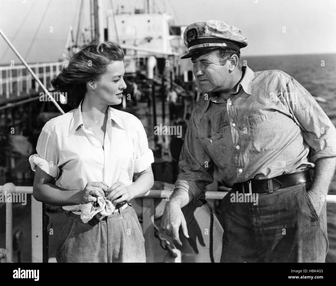 CARGO TO CAPETOWN, from left: Ellen Drew, Broderick Crawford, 1950 ...