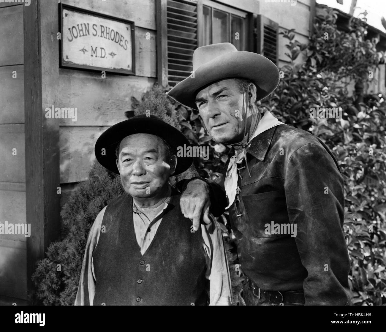 THE CARIBOO TRAIL, Lee Tung Foo, Randolph Scott, 1950. TM and Copyright ...