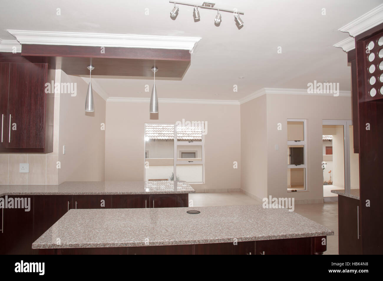 Kitchen of New House Stock Photo - Alamy