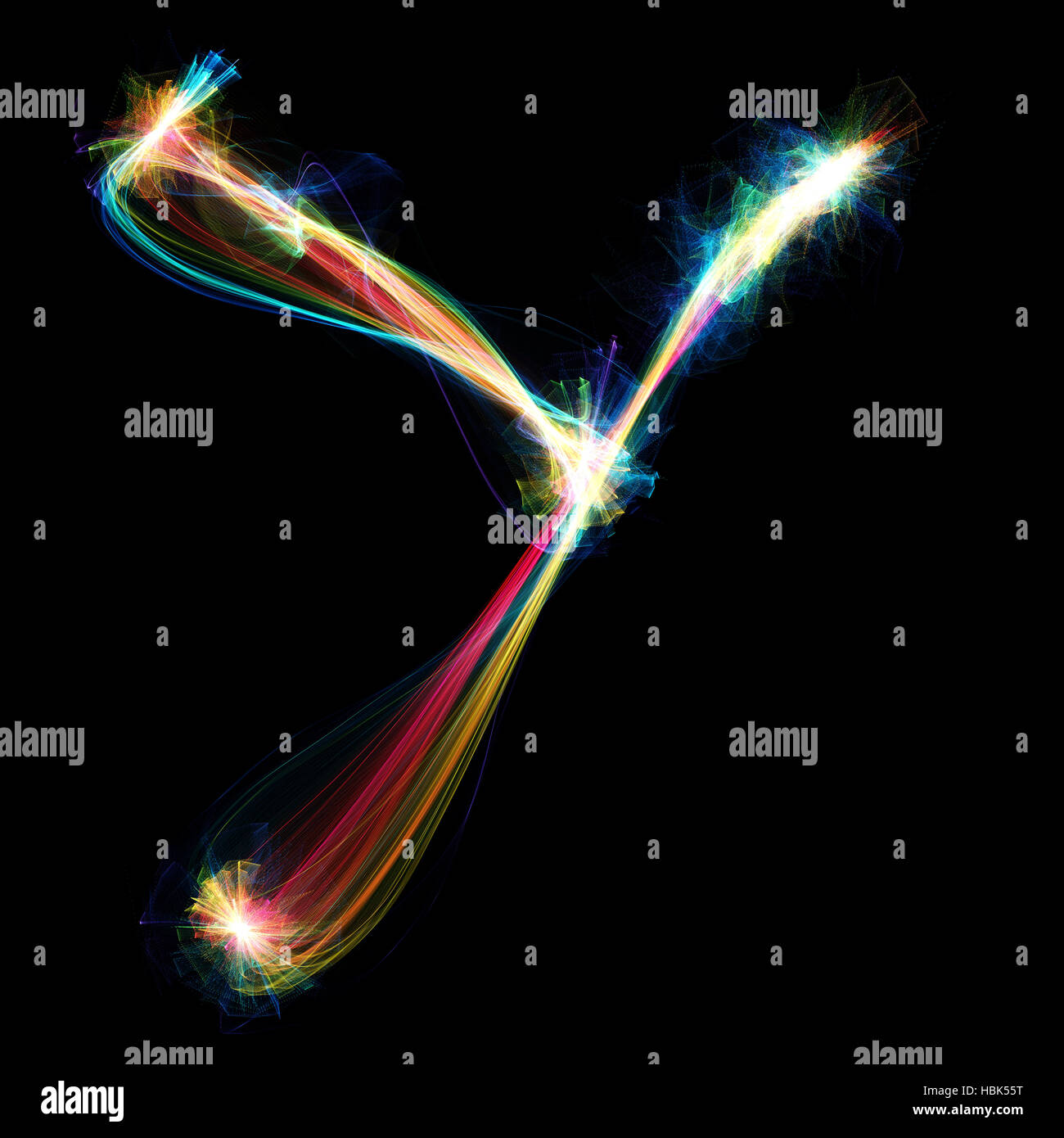 Plasma Letter - Y Stock Photo - Alamy