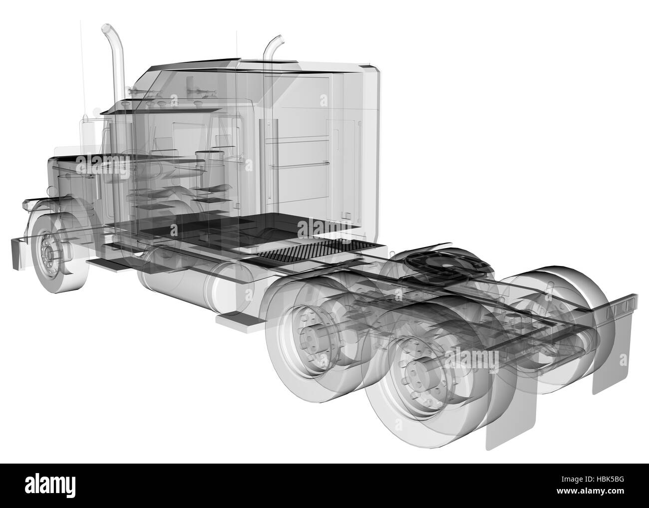 isolated transparent lorry truck Stock Photo - Alamy