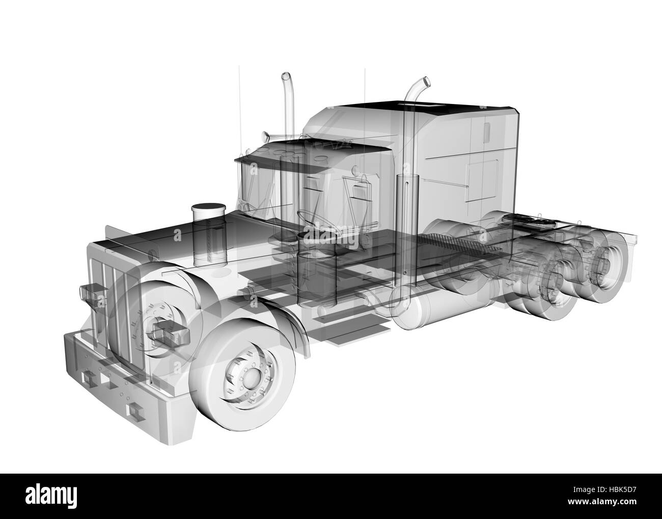 isolated transparent lorry truck Stock Photo - Alamy