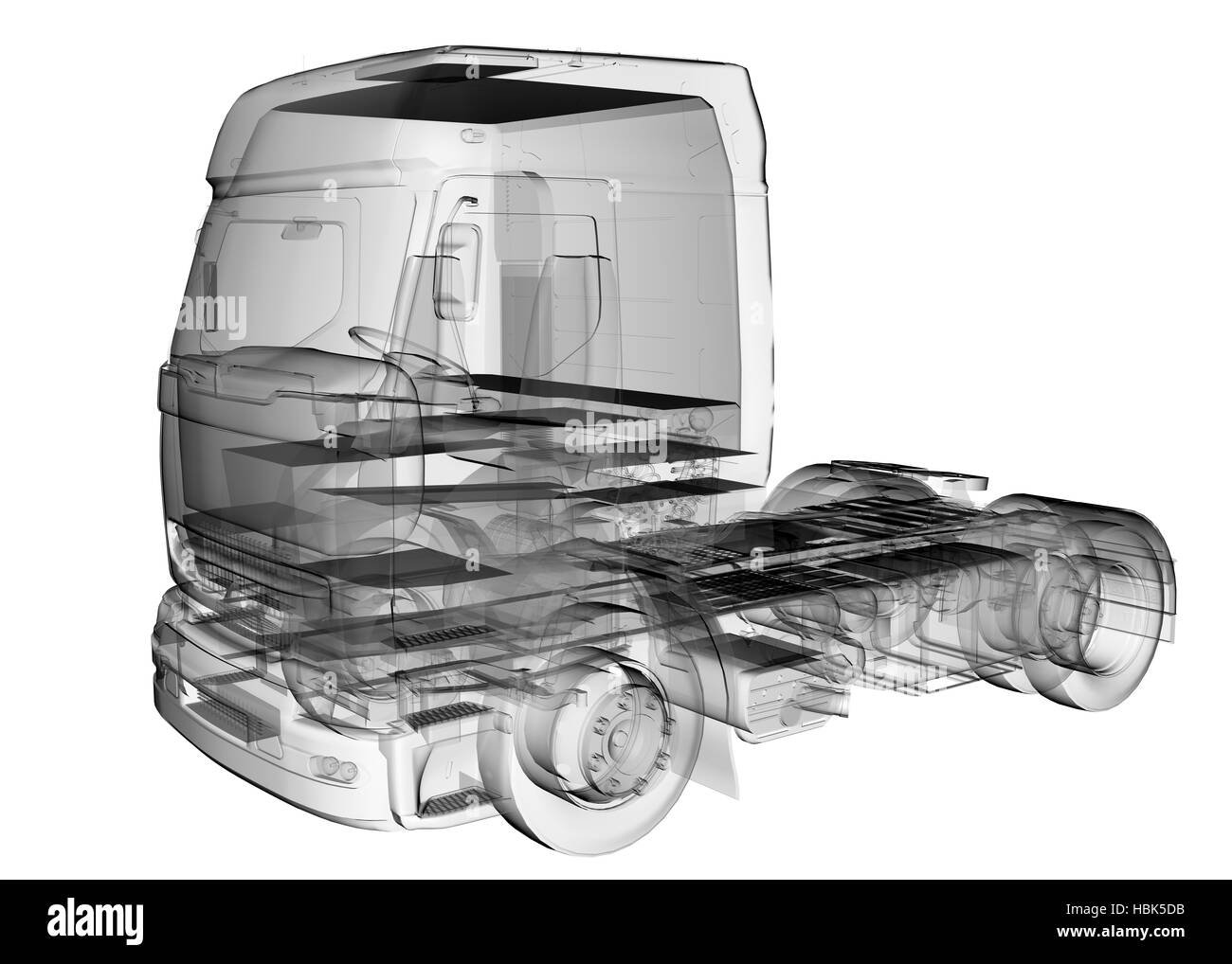 isolated transparent lorry truck Stock Photo - Alamy