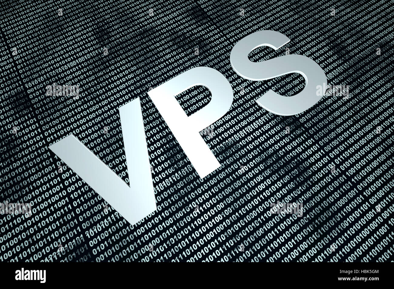 VPS and binary Code Stock Photo - Alamy