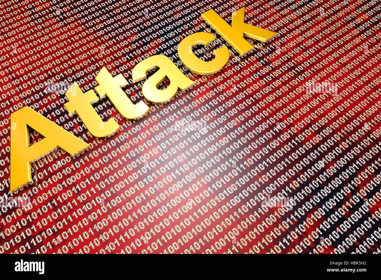 Digital Attack and Cyberwar Stock Photo - Alamy