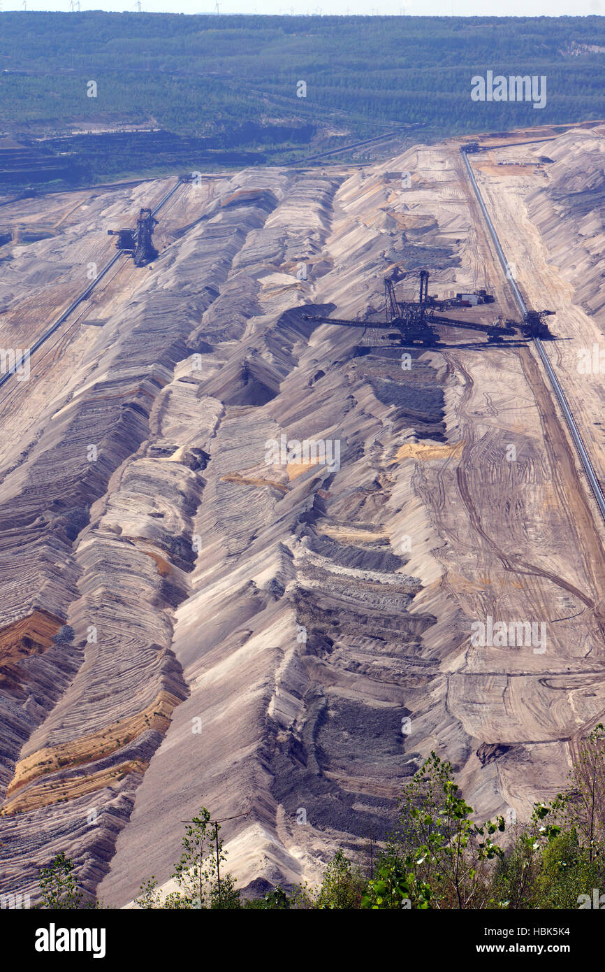 brown coal surface mining Hambach Stock Photo - Alamy