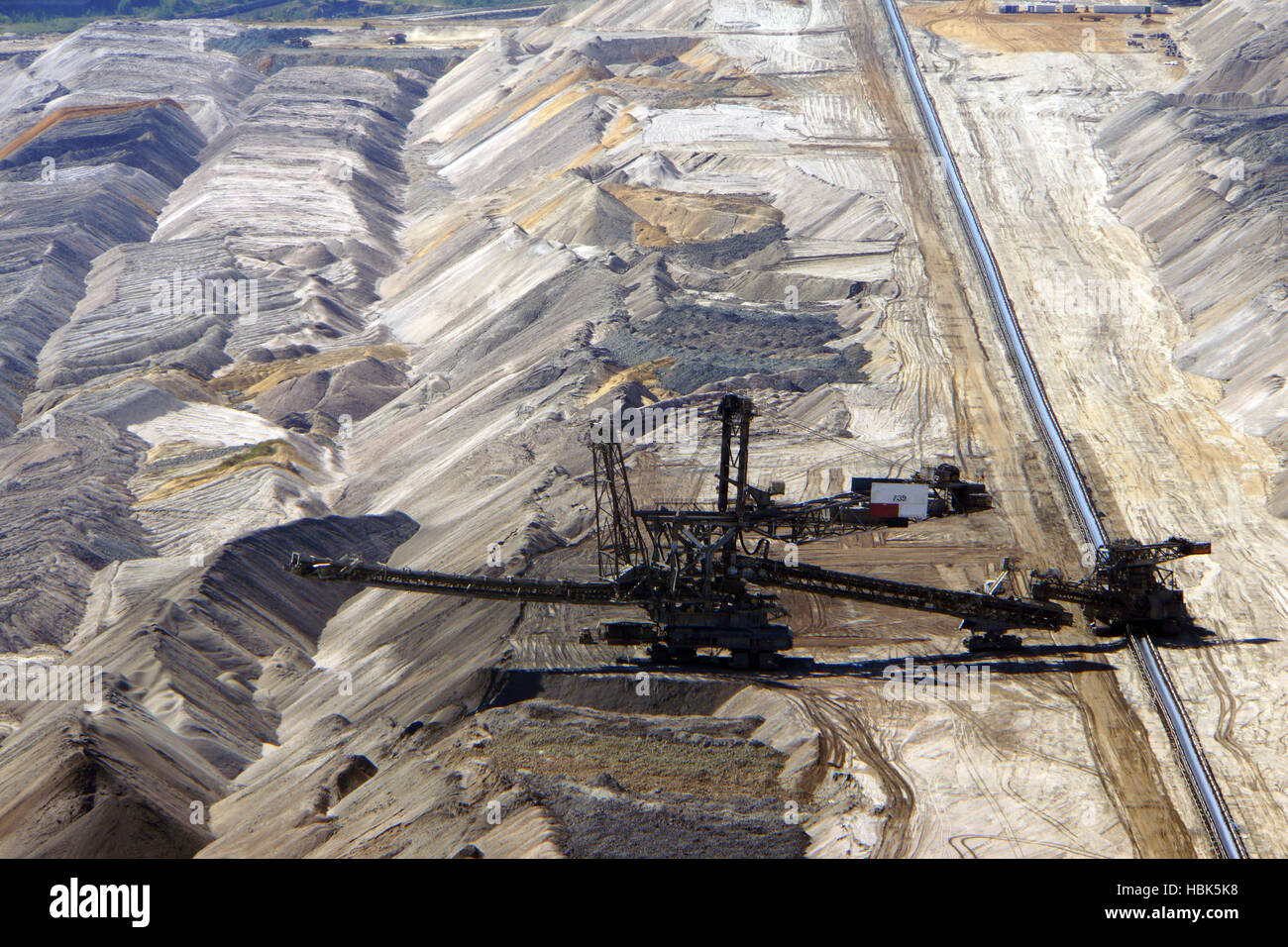 brown coal surface mining Hambach Stock Photo - Alamy