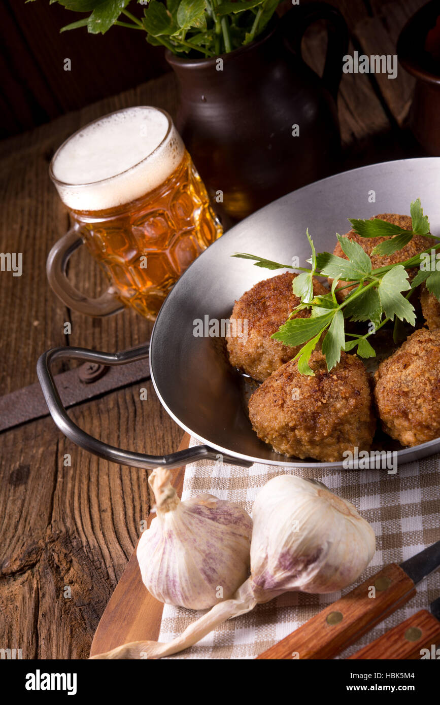 Frikadeller - pan-fried dumplings Stock Photo - Alamy